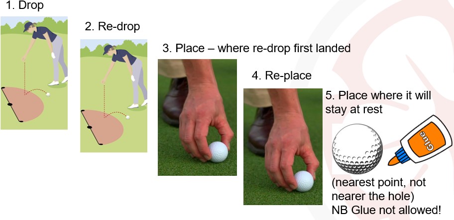 A bit more on dropping the ball – Golf Rules Guru